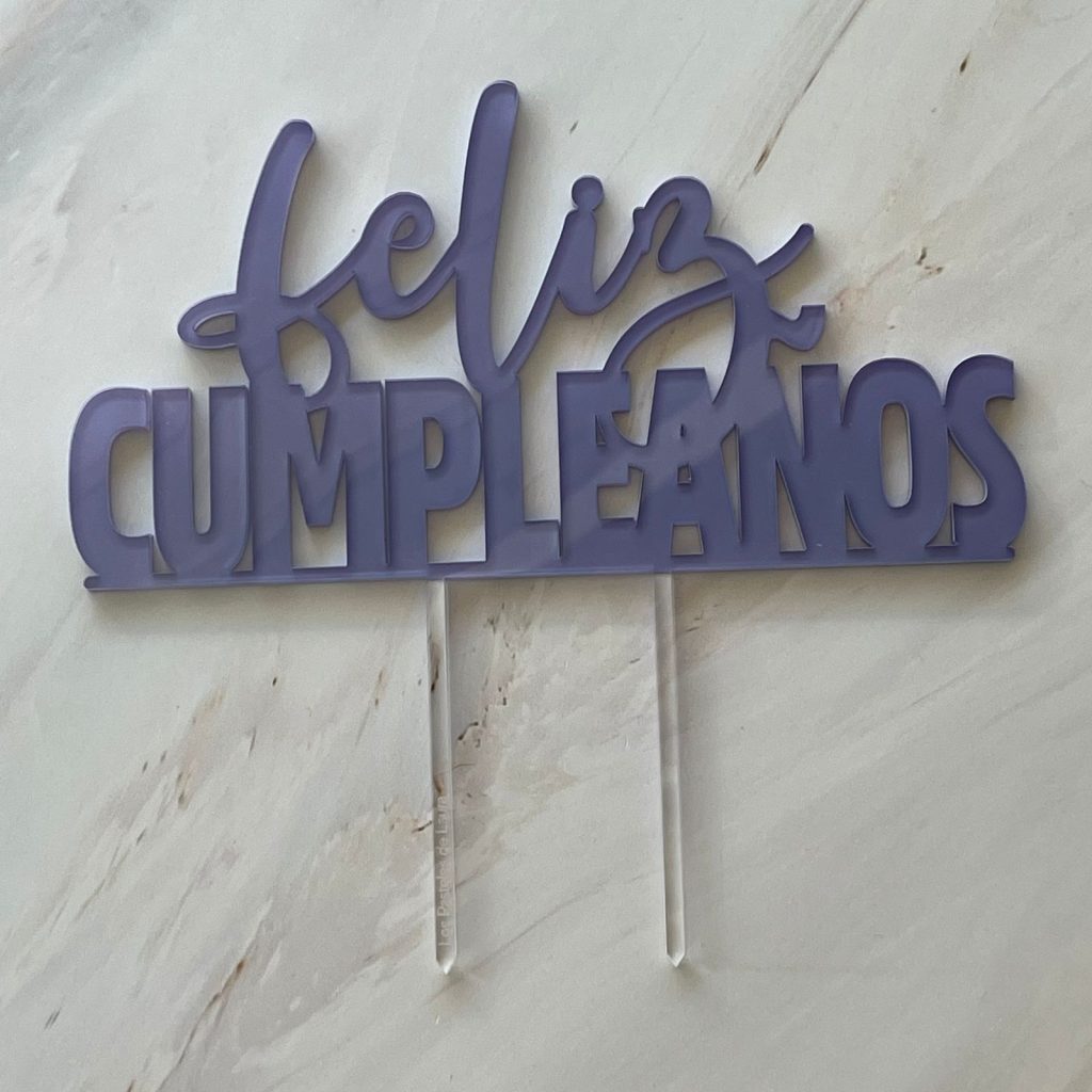 Feliz Cumpleaños Cake Topper - Pasteles de Laura