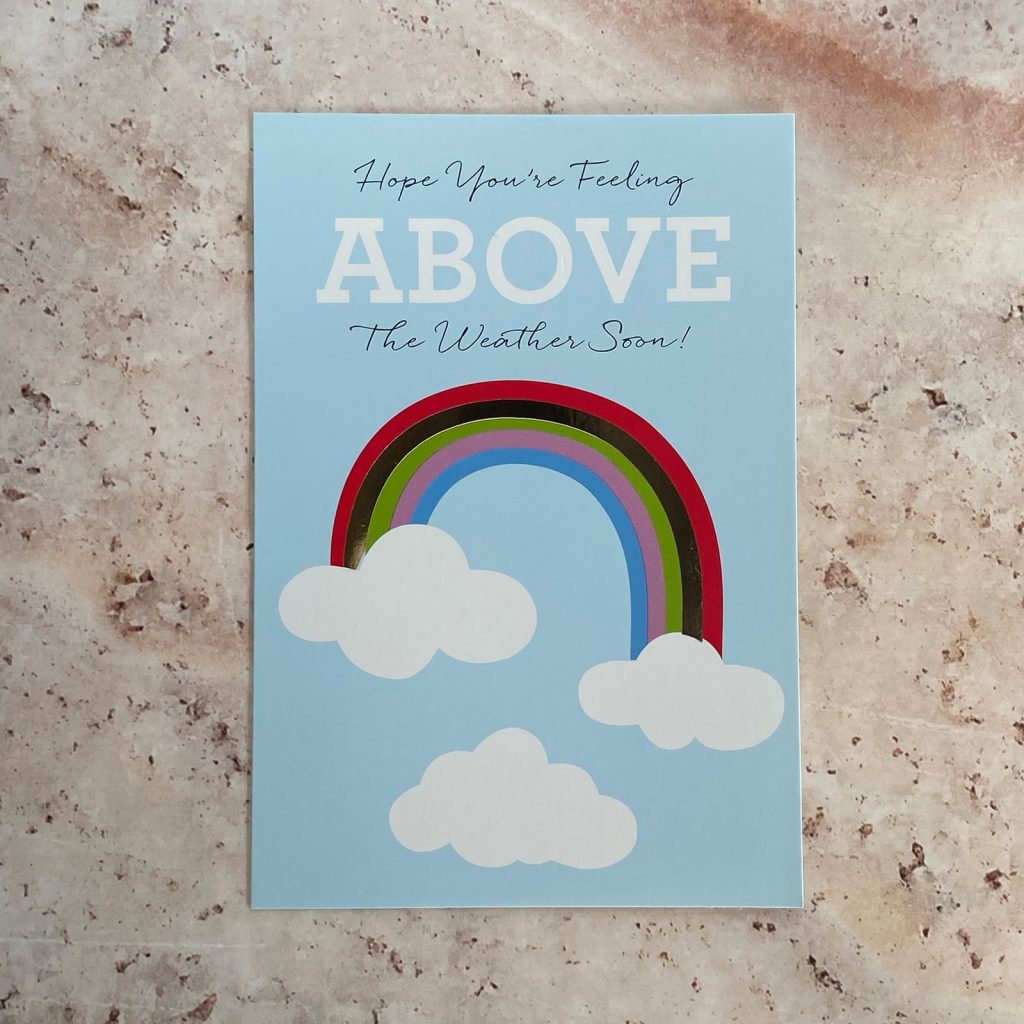 Tarjeta Hope Feeling Above - Pasteles de Laura